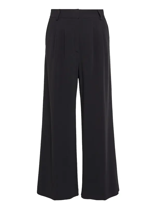 Etro High-rise Wide-leg Pants - Black