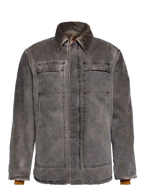 NOTSONORMAL Grind Cotton Canvas Jacket - Grey