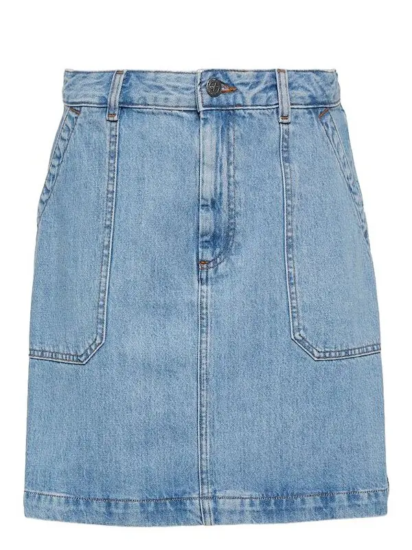 A.p.c. Lea Denim Skirt - Blue