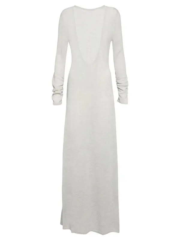 Magda Butrym Alpaca-blend Maxi Dress - Grey