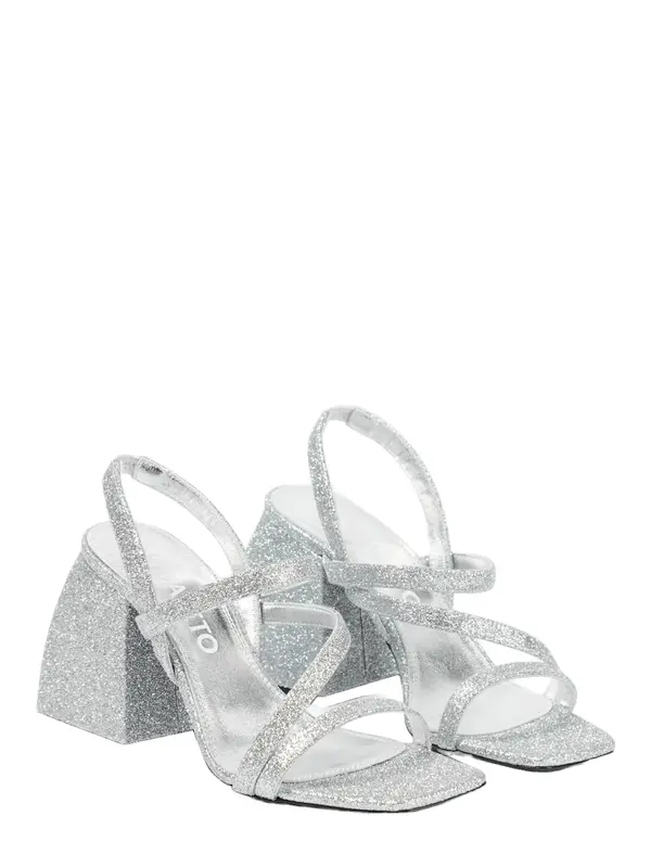 NODALETO Bulla Gemini Mary Jane Sandals - Silver