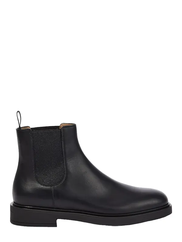 GIANVITO ROSSI Chester Leather Chelsea Boots - Black