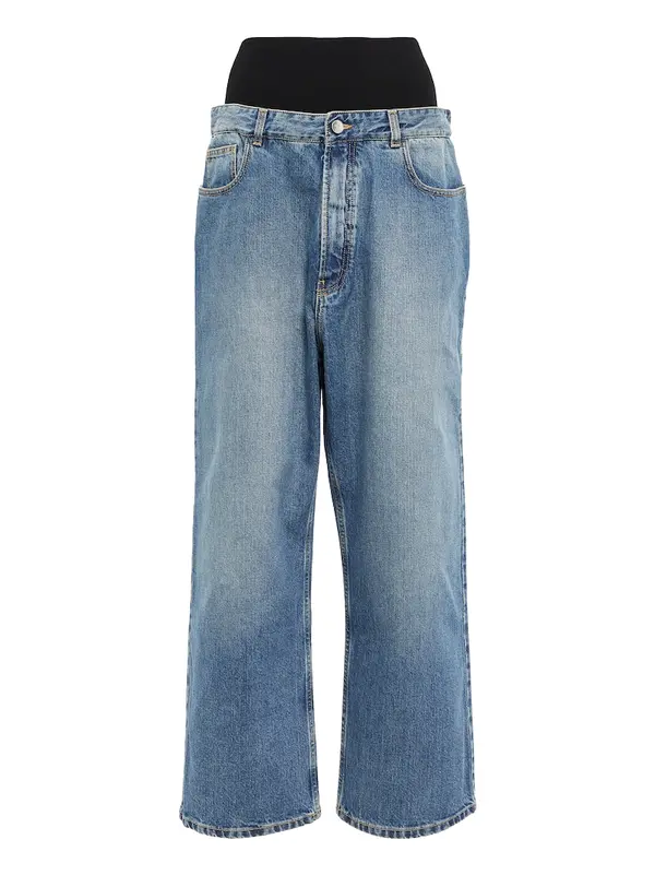 Alaïa Wide-leg Jeans - Blue