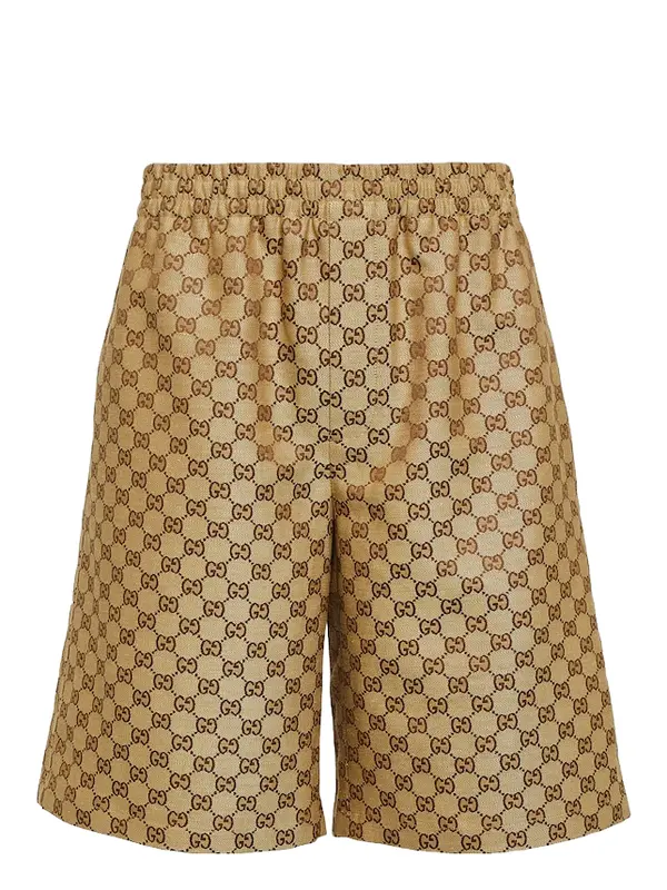 Gucci Gg Canvas Shorts - Beige