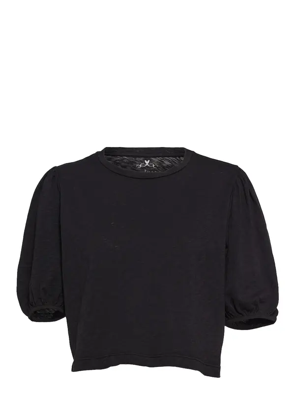 Velvet By Graham & Spencer Hilary Cotton-blend Top - Black