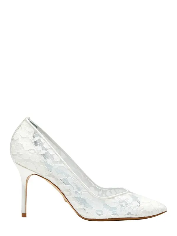 Sarah Flint Over The Moon Perfect Pump 85 - White Lace