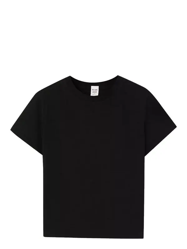 RE/DONE Recycled Cotton-jersey T-shirt - Black