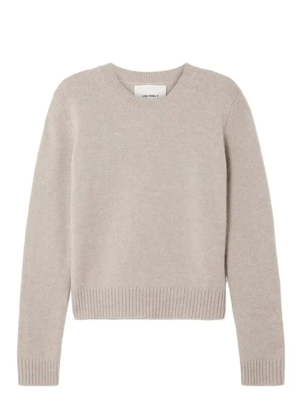 LISA YANG Mable Cashmere Sweater - Neutrals