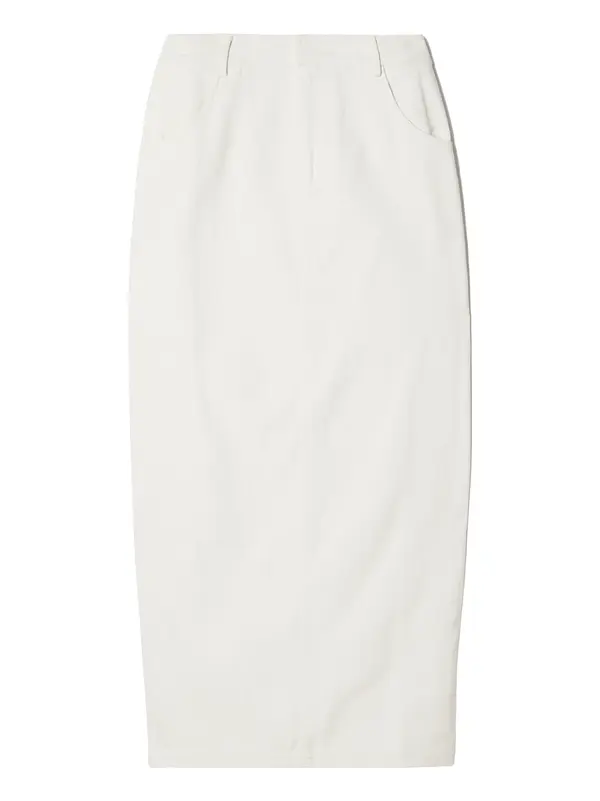 Christopher Esber Chiamaera Denim Maxi Skirt - Neutrals