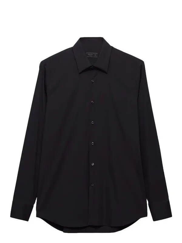 Prada Stretch Cotton Shirt - Black