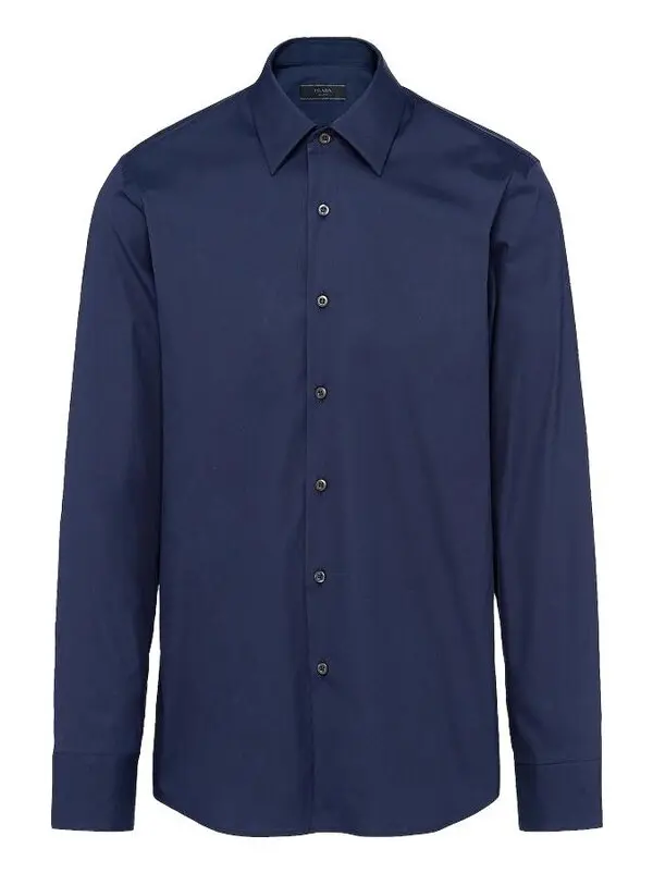 Prada Stretch Cotton Shirt - Blue