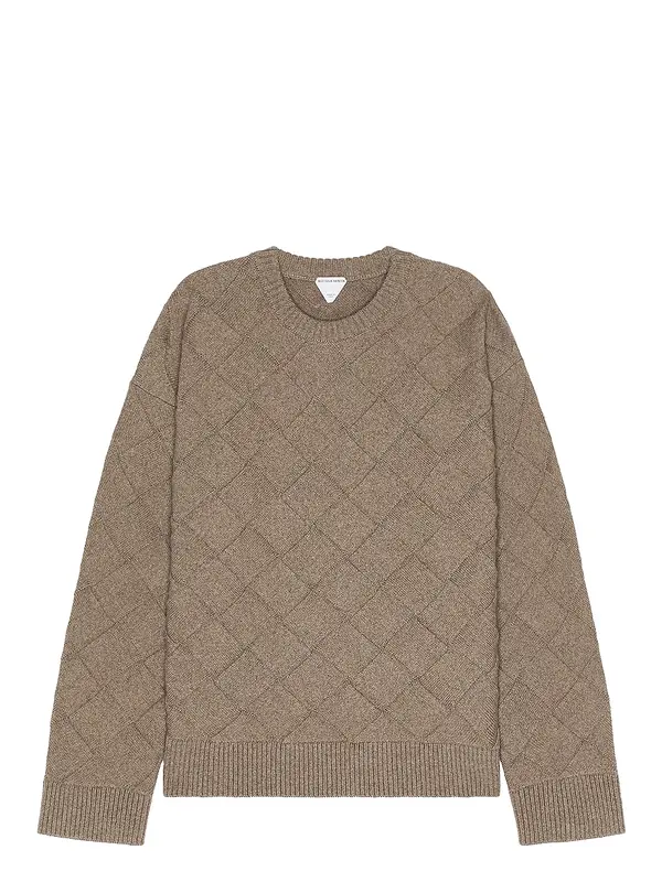 Bottega Veneta Intreccio 3d Knit Sweater - Riverbed