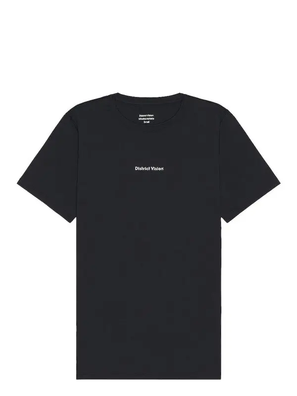 DISTRICT VISION Aloe T-shirt - Black