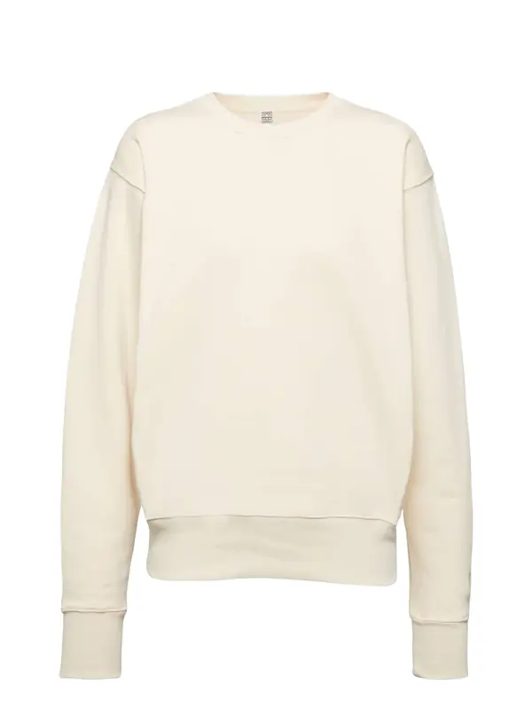 TOTEME Cotton Sweatshirt - White