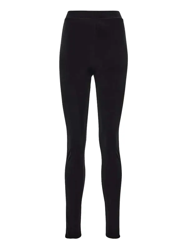 Alexandre Vauthier Jersey Leggings - Black