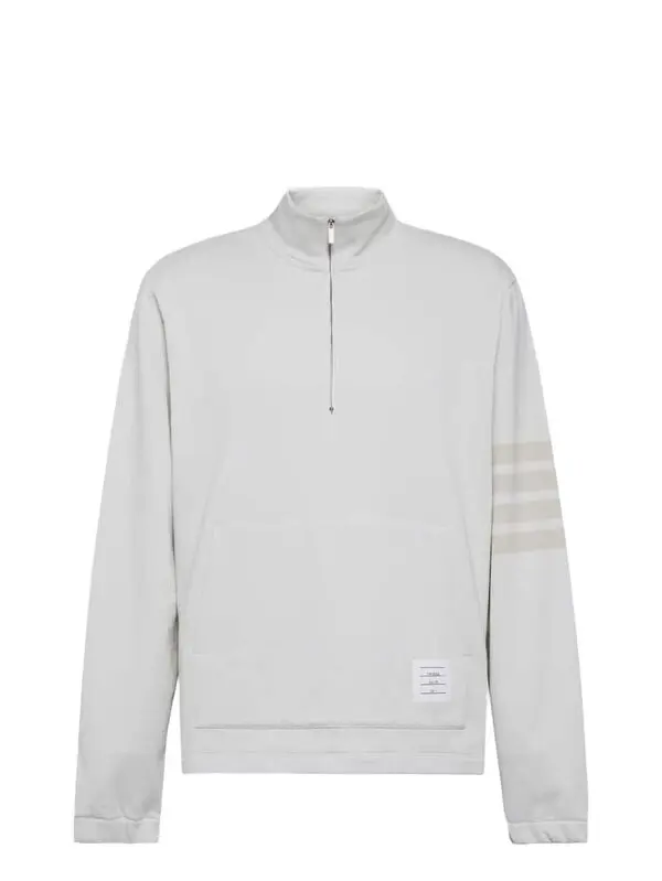 Thom Browne Loopback Cotton Sweatshirt - White