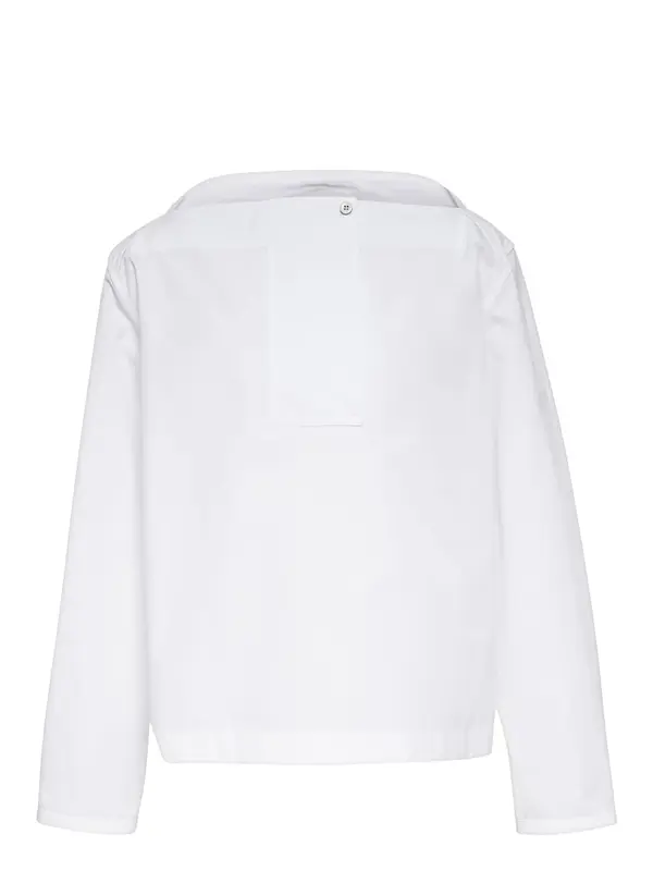 JIL SANDER Cotton Poplin Shirt - White