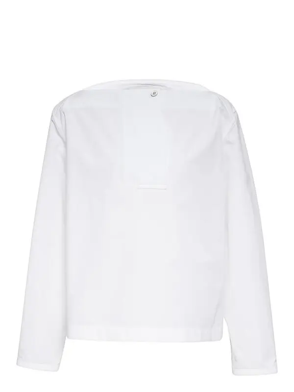 JIL SANDER Cotton Poplin Shirt - White