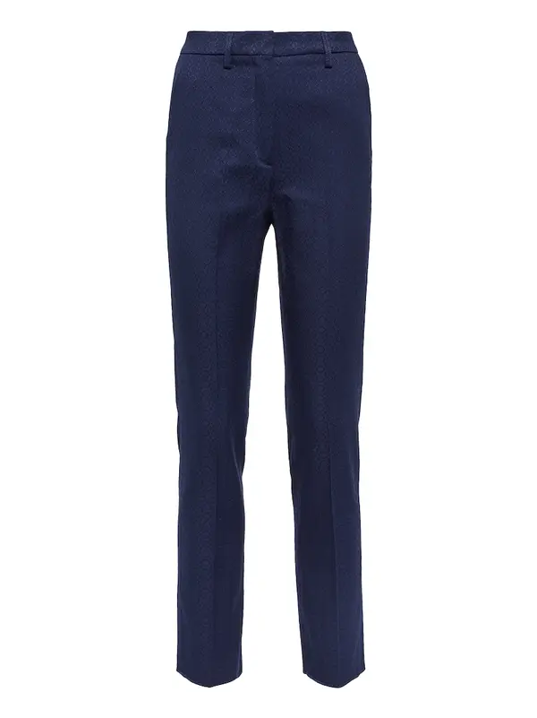 Etro High-rise Slim Pants - Blue