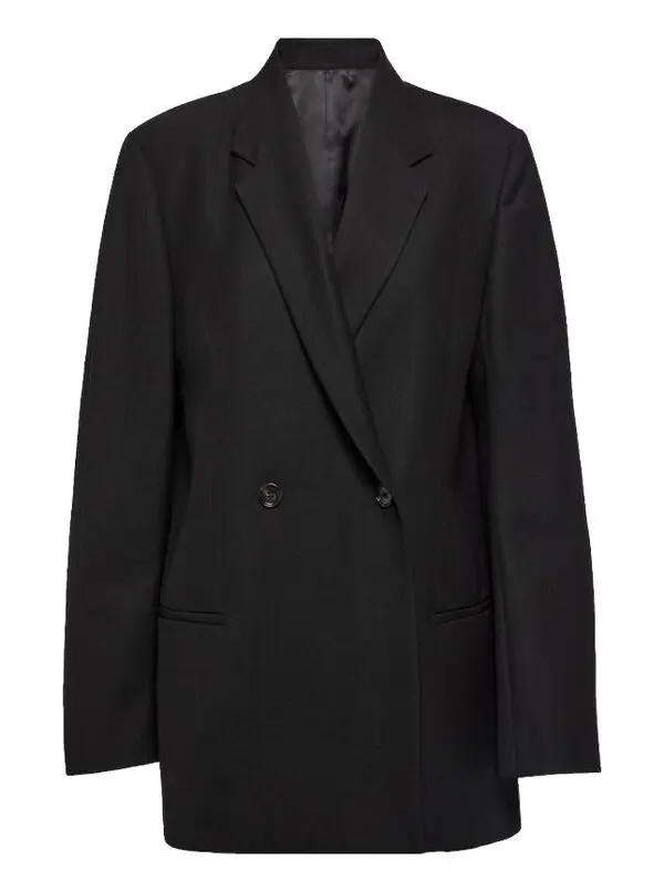 TOTEME Double-breasted Blazer - Black
