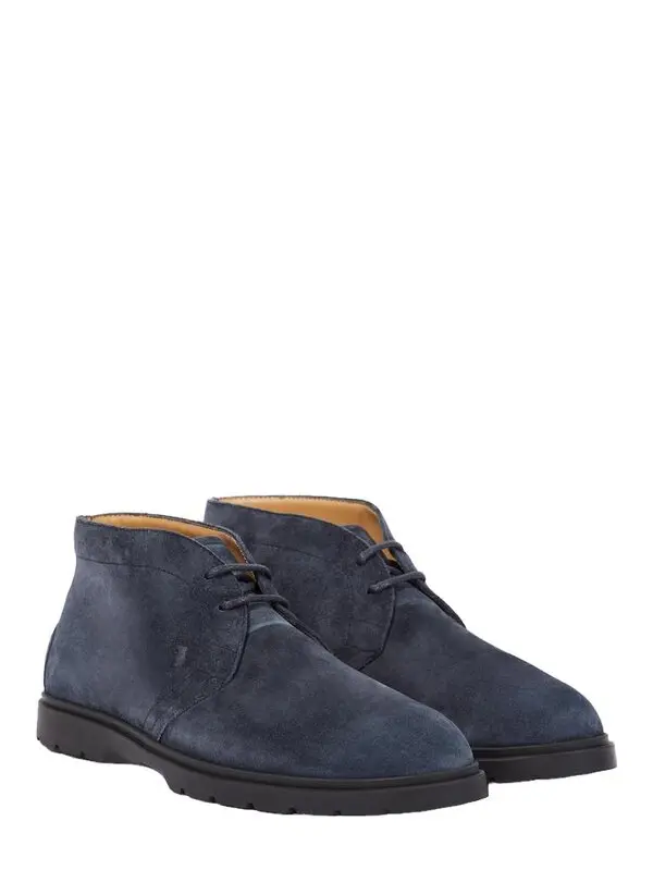 TOD'S Suede Desert Boots - Blue