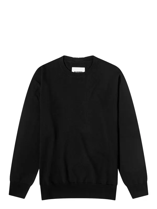 JIL SANDER Crew Knit - Black