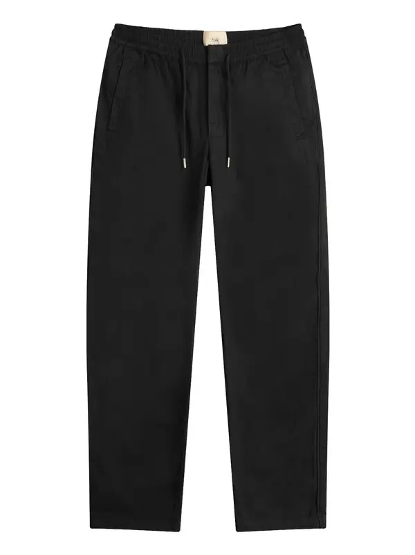 Folk Drawcord Trouser - Black