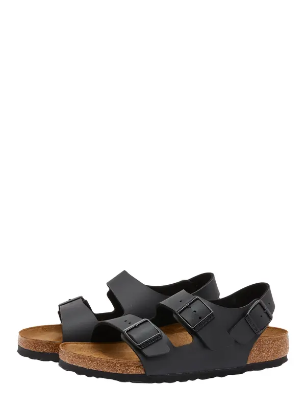 BIRKENSTOCK Milano Sandals - Black Birko-flor