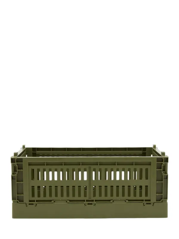 HAY Small Recycled Colour Crate - Olive