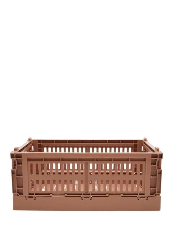 HAY Small Recycled Colour Crate - Terracotta