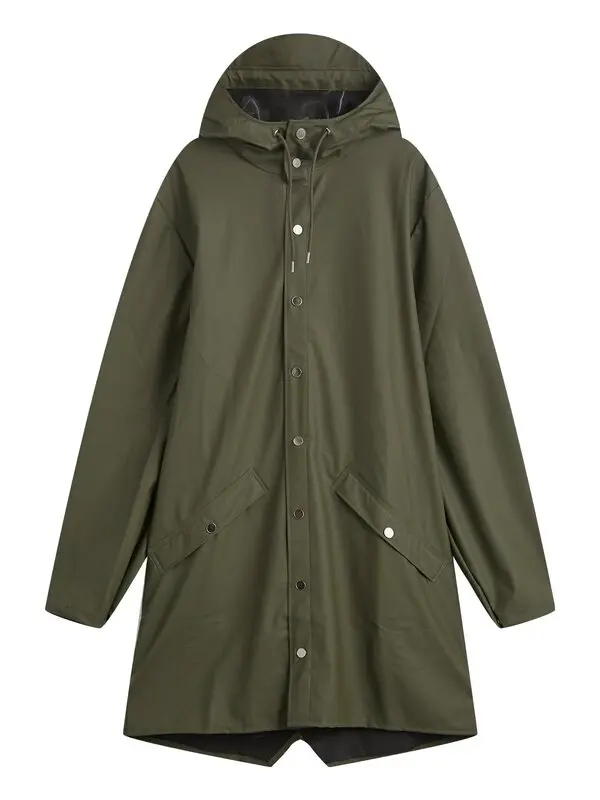 Rains Long Jacket - Green