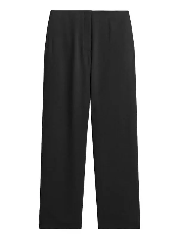 Cos Tailored Straight-leg Trousers - Black