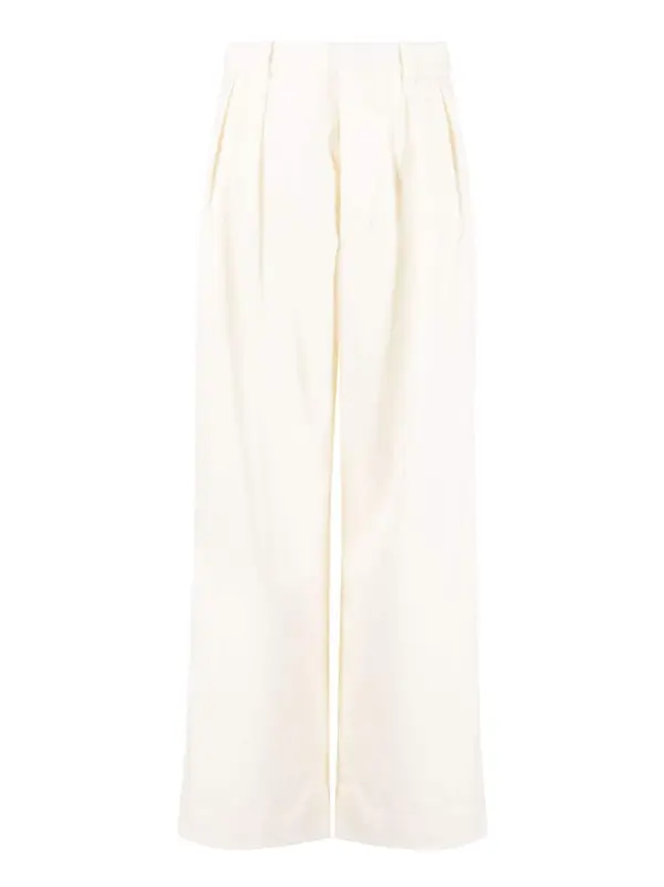 Wardrobe.NYC Low-rise Trousers - Neutrals