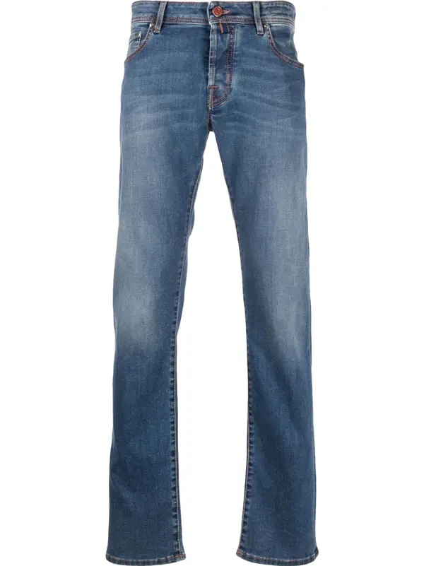 Jacob Cohen Mid-rise Slim-fit Jeans - Blue
