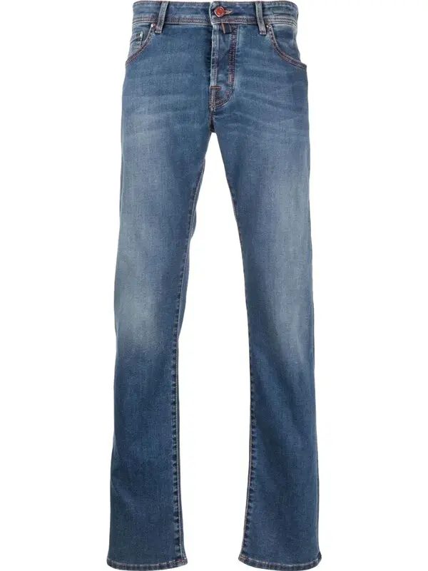 Jacob Cohen Mid-rise Slim-fit Jeans - Blue