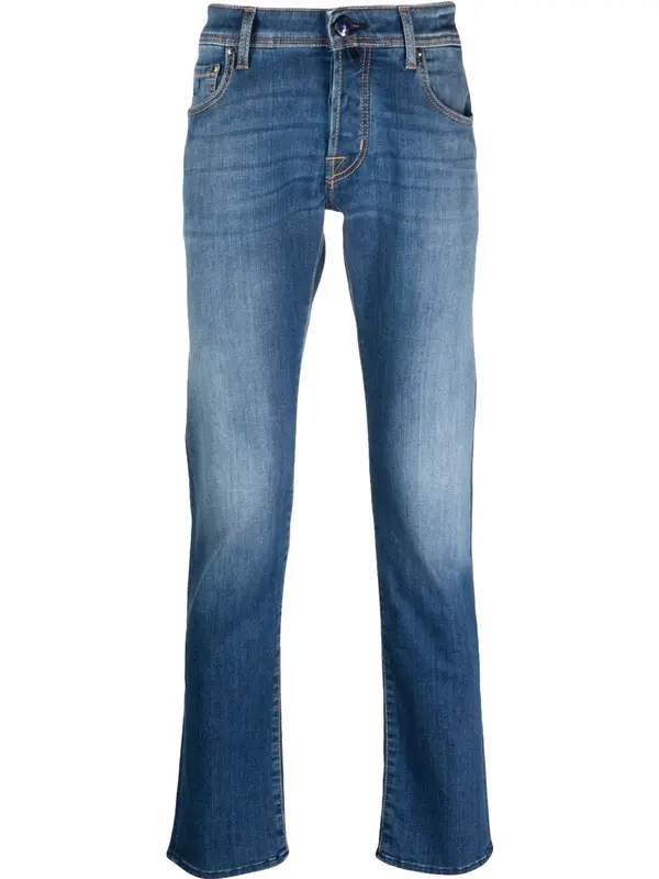 Jacob Cohen Mid-rise Slim-fit Jeans - Blue