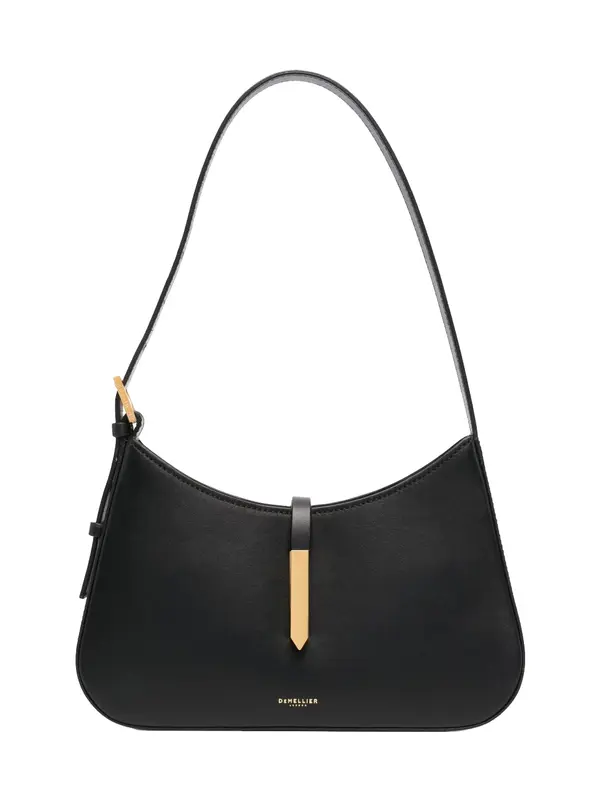 DEMELLIER Tokyo Leather Shoulder Bag - Black
