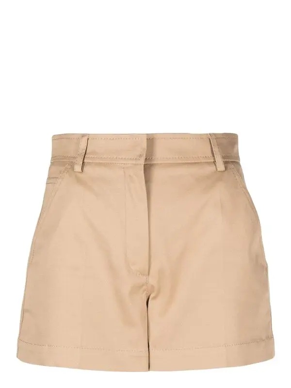Valentino Garavani Rockstud High-waisted Shorts - Neutrals