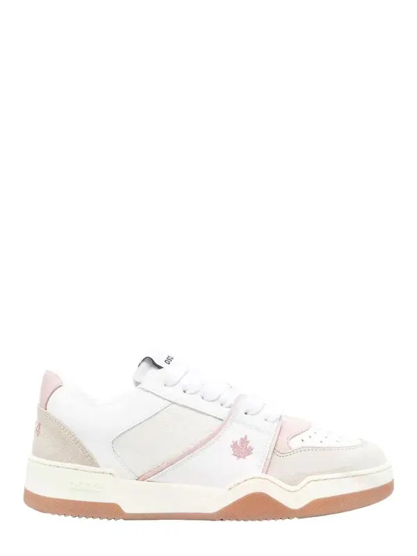 Dsquared2 Panelled Lace-up Sneakers - White