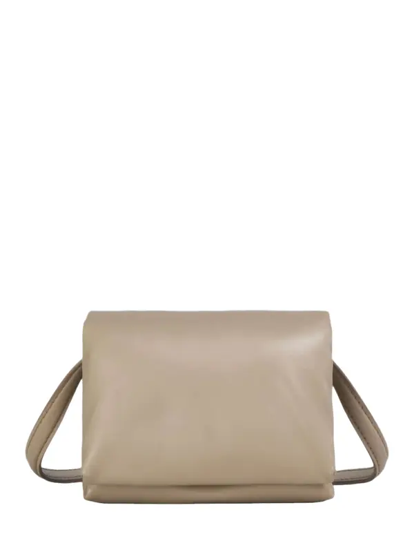 Marni Mini Prisma Leather Clutch - Neutrals