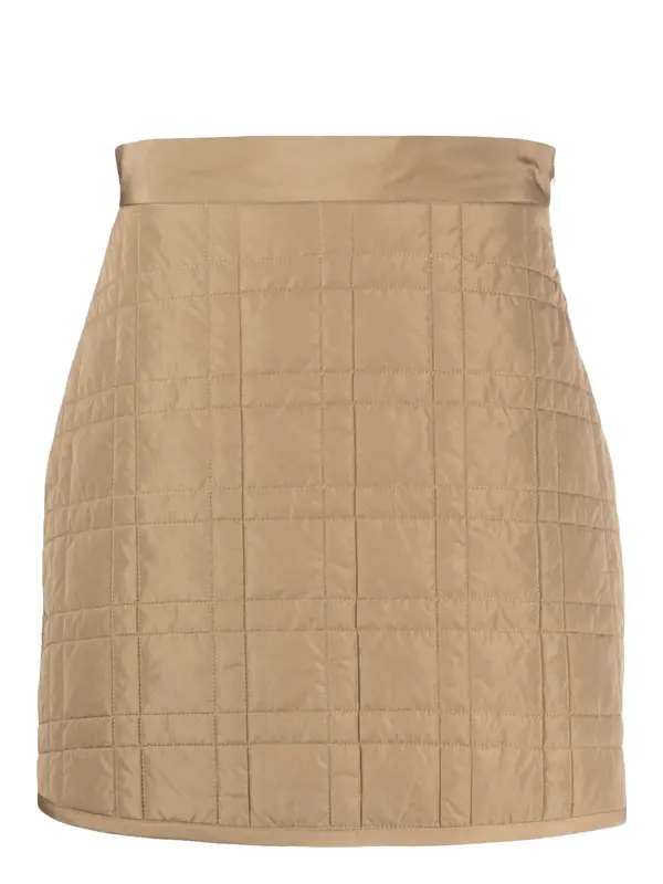 Fabiana Filippi Padded High-waisted Skirt - Neutrals