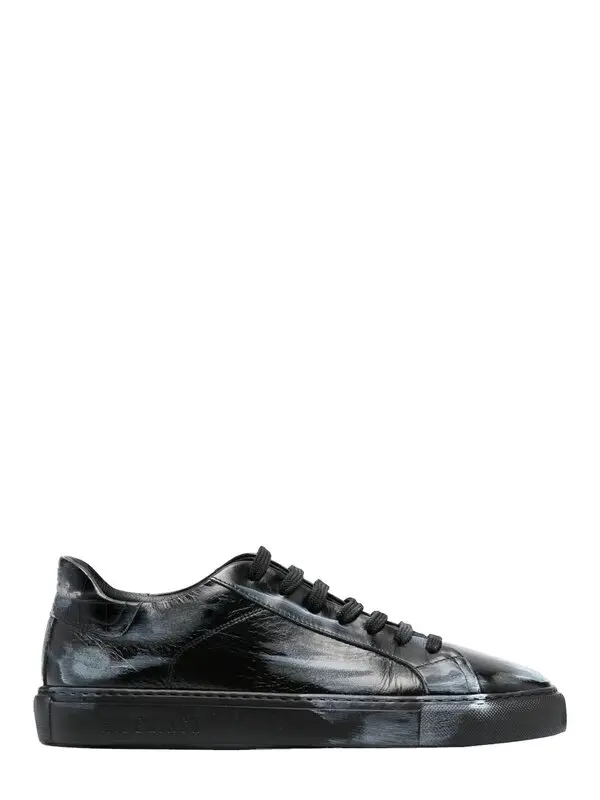 HIDE&JACK Low-top Leather Sneakers - Black
