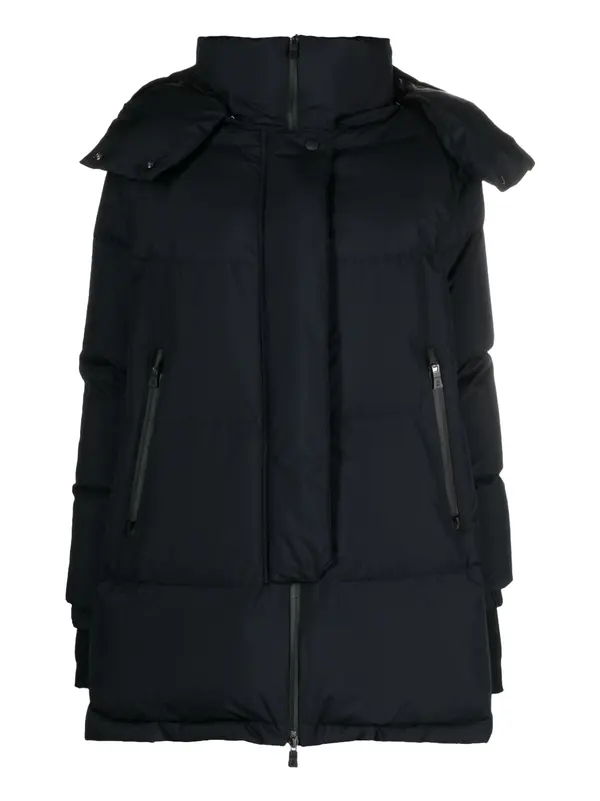 Herno A-line Padded Coat - Blue