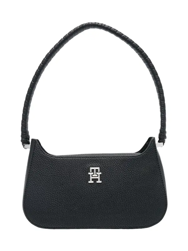Tommy Hilfiger Emblem Shoulder Bag - Black