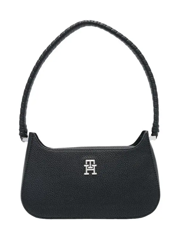 Tommy Hilfiger Emblem Shoulder Bag - Black