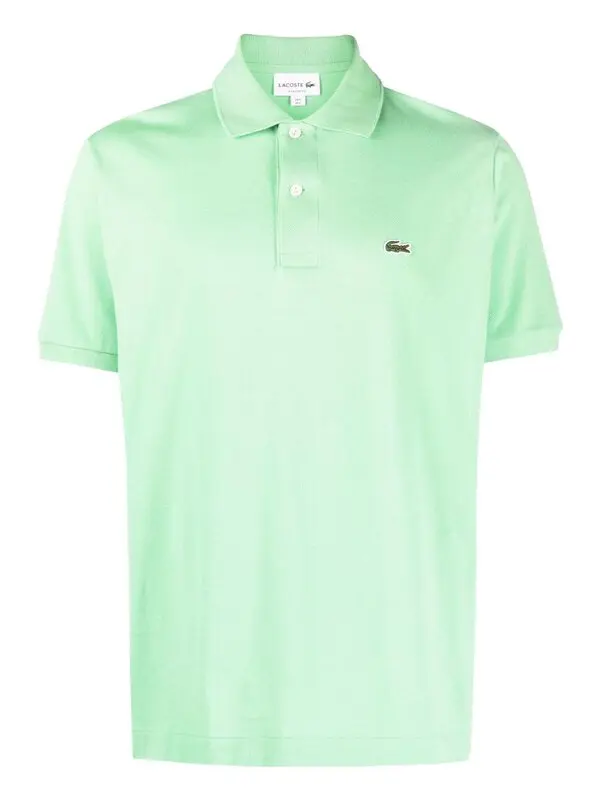 Lacoste Logo-patch Cotton Polo Shirt - Green
