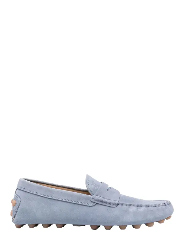 TOD'S Gommino Suede Driving Loafers - Blue