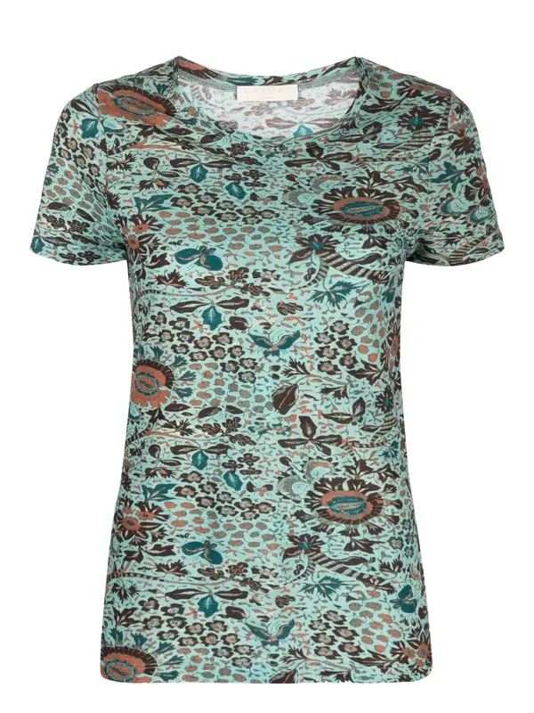 Ulla Johnson Estelle Printed T-shirt - Green