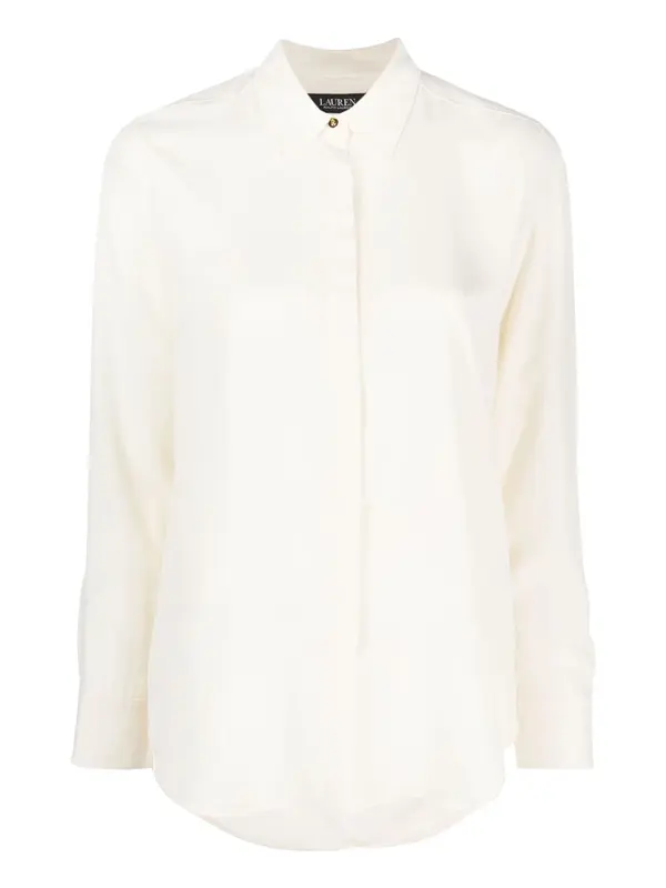 Ralph Lauren Kristy Long-sleeve Shirt - Neutrals