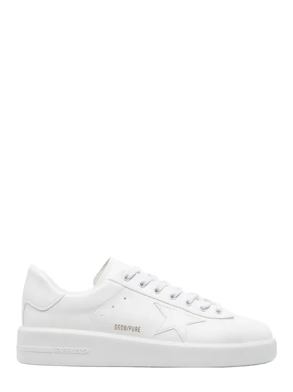 GOLDEN GOOSE Purestar Faux-leather Sneakers - White